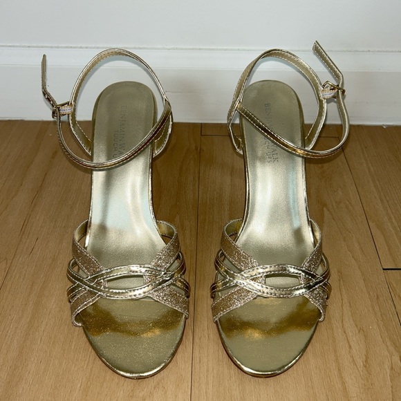 Touch Ups | Shoes | Incredible Gold Benjamin Walk Strappy Heels | Poshmark